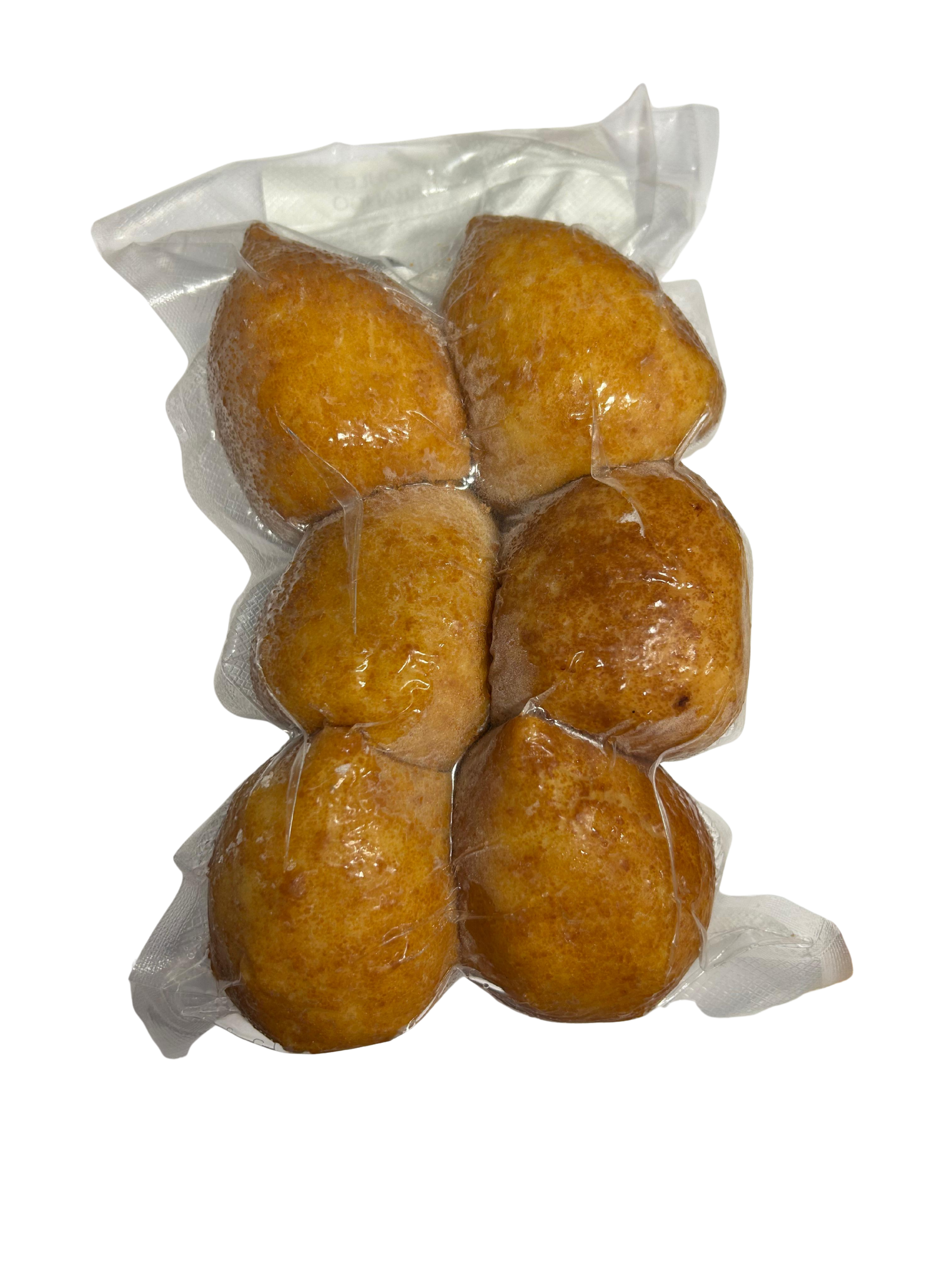 Golden shredded chicken beignets (Chicken Coxinha) – fried and frozen