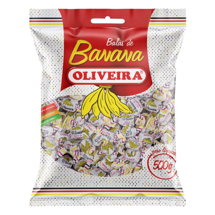 Buy Banana Candy (Bonbons banane) - OLIVEIRA - 500g - Brazilian Market ...